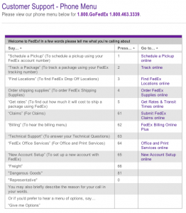 FedEx “gets” telephone customer service « Prosound